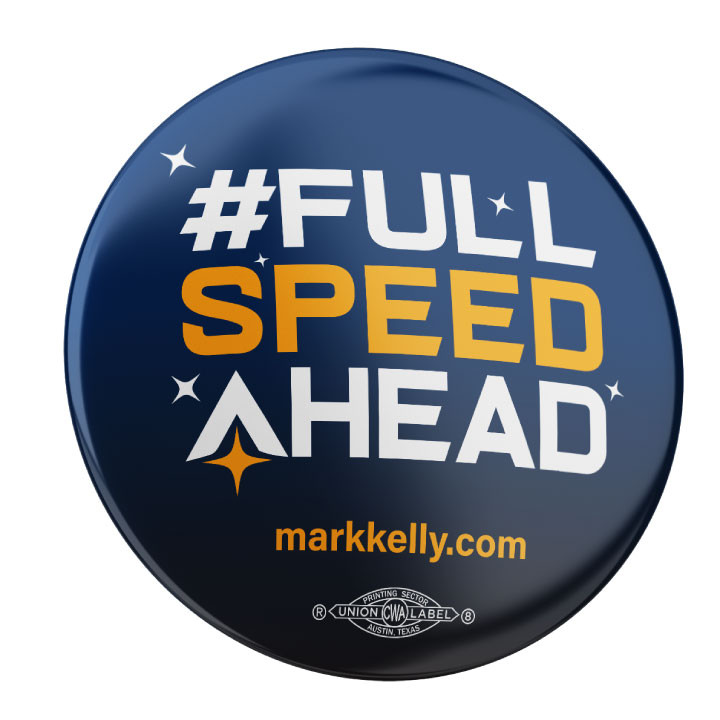 Mark Kelly Assorted Buttons (2.25" Pin-Back Button - Combo Pack of ...