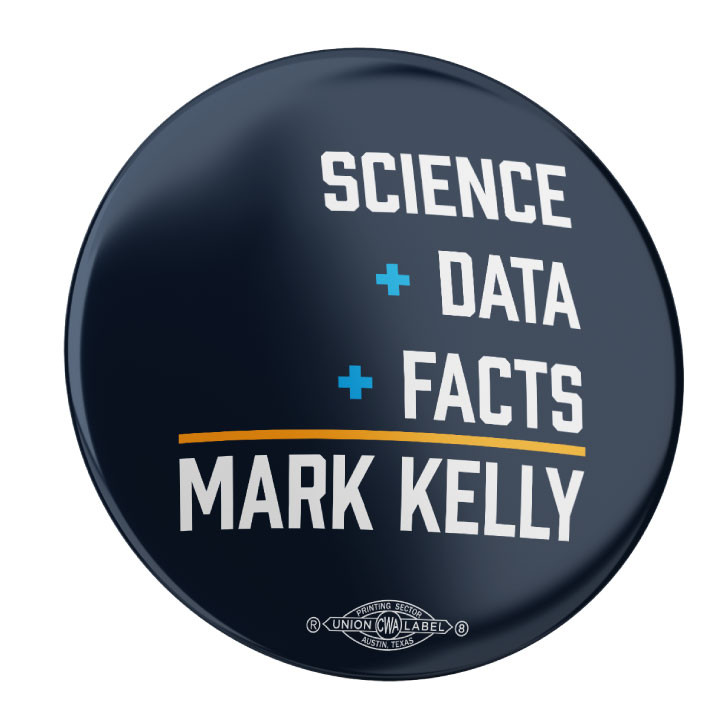 Mark Kelly Assorted Buttons (2.25" Pin-Back Button - Combo Pack of ...