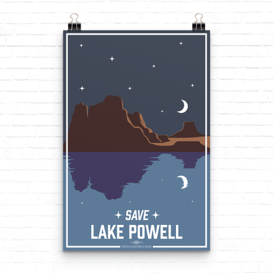 Save Lake Powell (12" x 18" Poster) - Mark Kelly for Senate Webstore