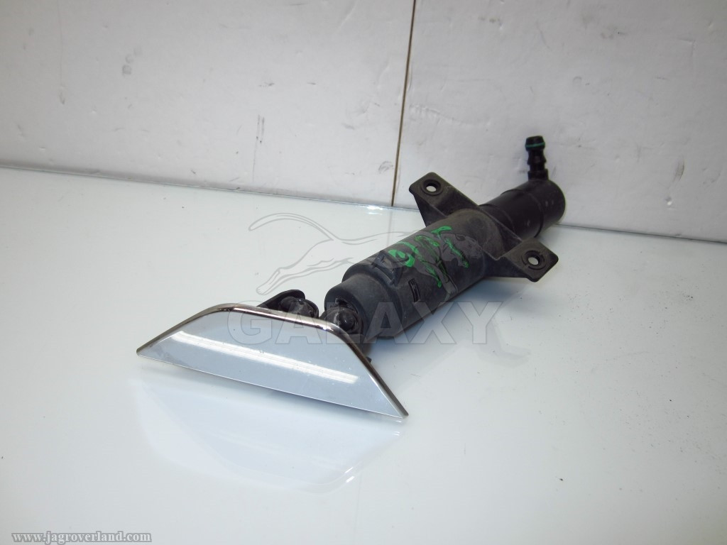 12-15 XF XFR Front Bumper Headlamp Washer Nozzle Hose C2Z13782 C2Z13781 ...