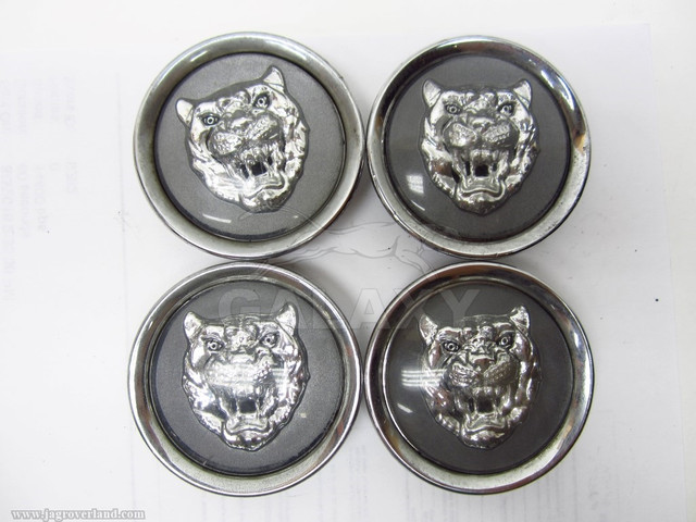 88-12 Wheel Badge Set Of 4 Grey Silver Center Cap Wheel Badge Set ...