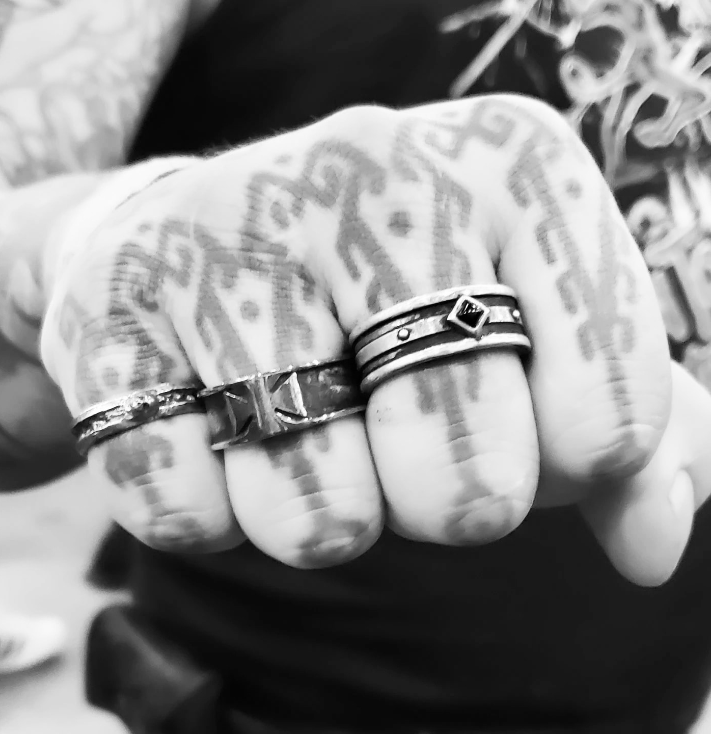 Gothic wedding rings for men and women. Celtic engagement bands for the ...