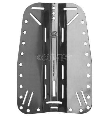 OMS Stainless Backplate at Scuba Gear Express