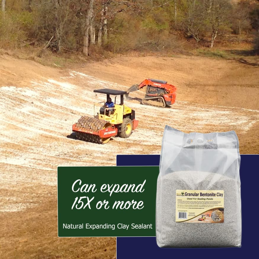 Granular Sodium Bentonite Clay for Pond Sealing 25 lbs