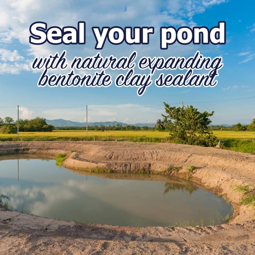 Granular Sodium Bentonite Clay for Pond Sealing 25 lbs