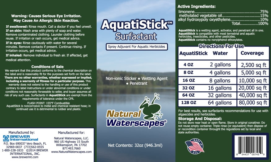 AquatiStick Surfactant for Aquatic Herbicide 32 oz