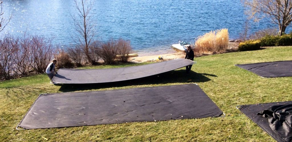 Non-chemical Pond Weed Control Mat - Prevent Aquatic Weeds