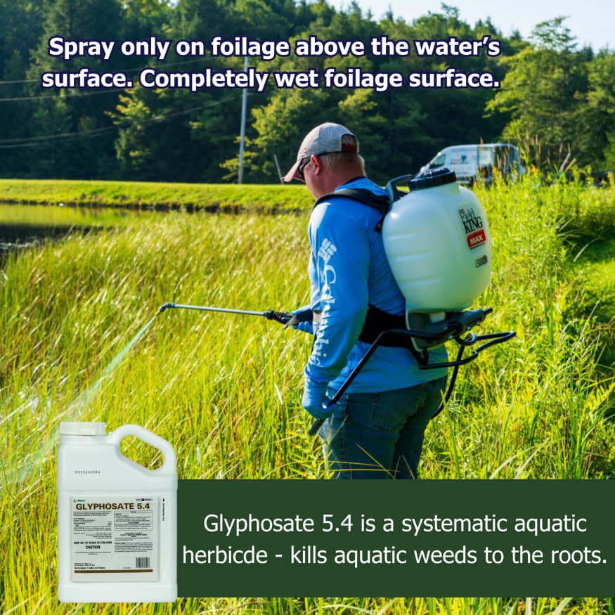 Glyphosate Aquatic Herbicide 1 gallon