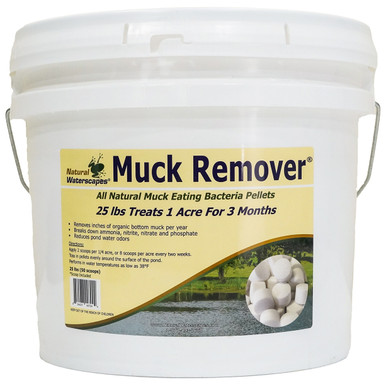 Muck Remover Pellets for Pond and Lake Muck Removal 25 lb