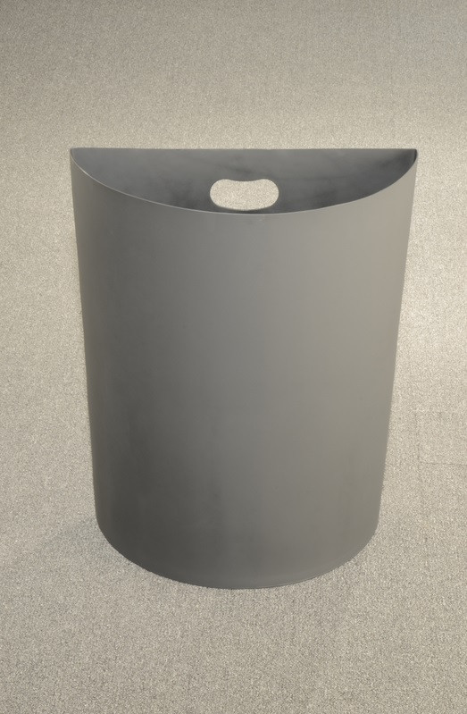 24 Gal. Half Round Plastic Rigid Liner PLC24 for Half Round Trash Cans