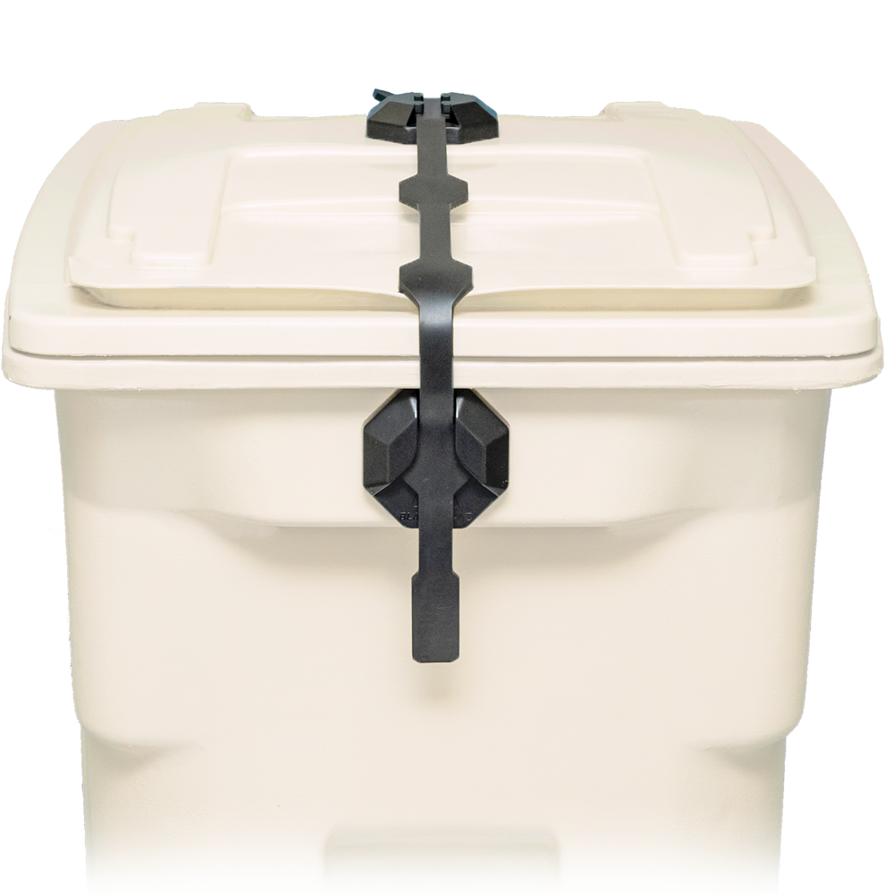 Strong Strap Universal Lid Latch for 32–96 Gal. Wheeled Trash Cans
