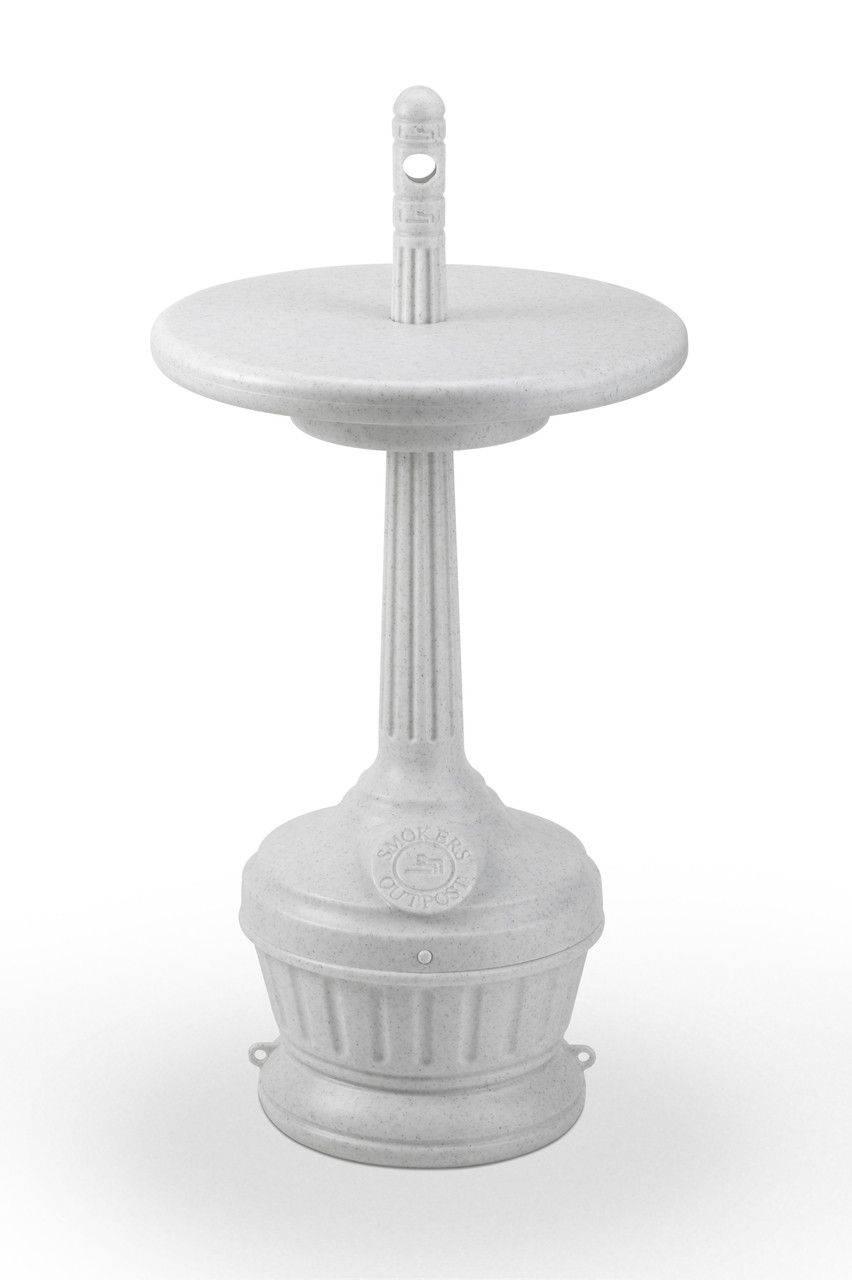 5 Quart Smokers Outpost Patio Table Top Plastic Outdoor Ashtray 711606