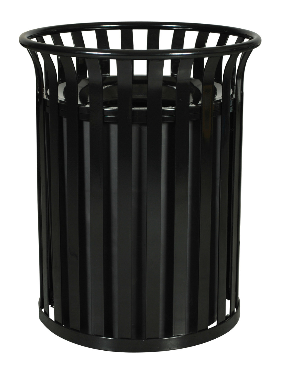 Black trash can store