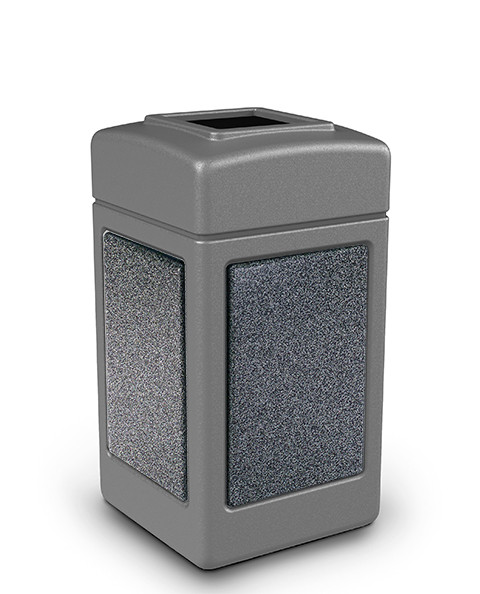 42 Gal. StoneTec Stone Panel Plastic Trash Can 720311 (6 Colors)