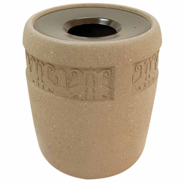 31 Gal. Concrete Funnel Top Outdoor Waste Container TF1185