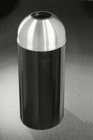 Mount Everest Open Dome Top Bullet Trash Can 3 Sizes