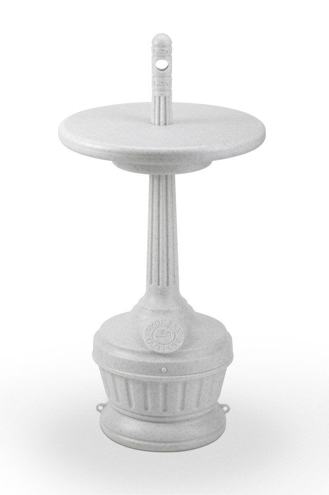 5 Quart Smokers Outpost Patio Table Top Plastic Outdoor Ashtray 711606