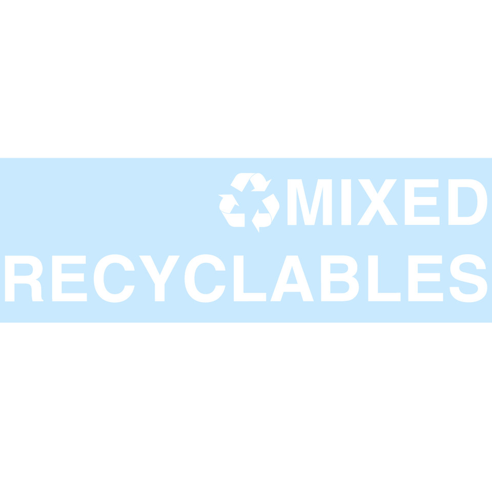Kaleidoscope Decals White Letters for Kaleidoscope Collection Recycle ...
