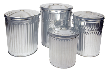 Galvanized Trash Cans: Heavy Duty Metal Garbage Can - Trash Cans Unlimited