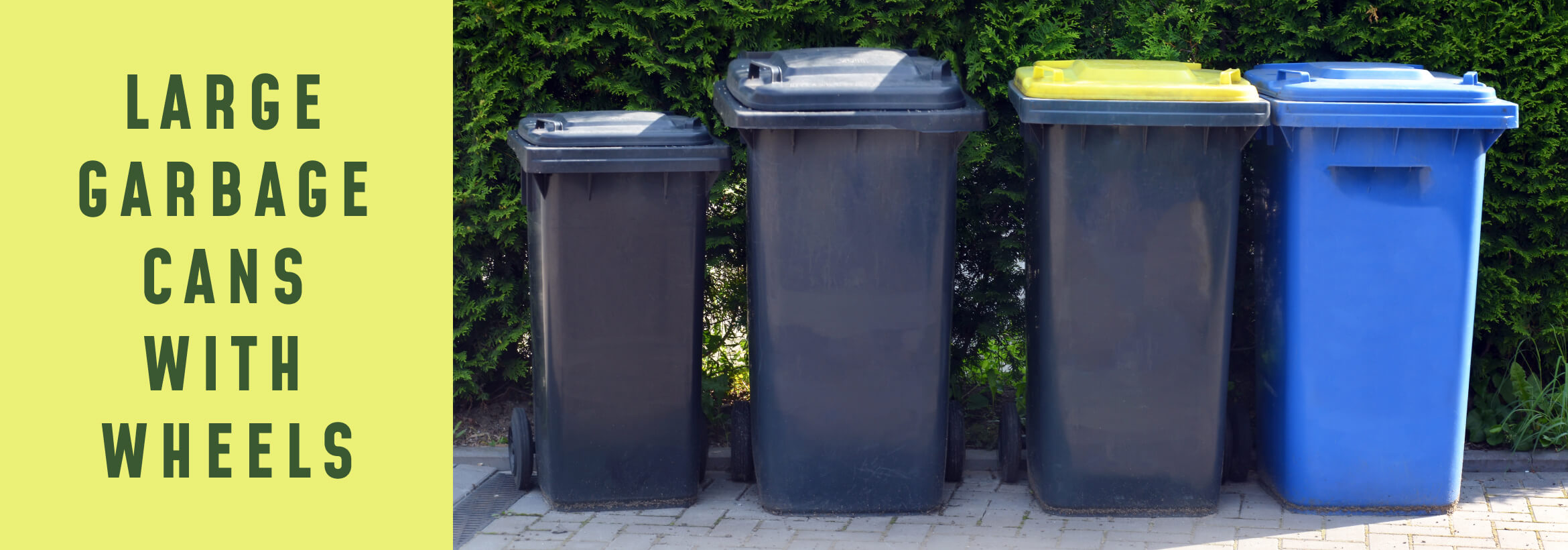 Large Garbage Cans With Wheels: Convenient Solutions for Effortless ...