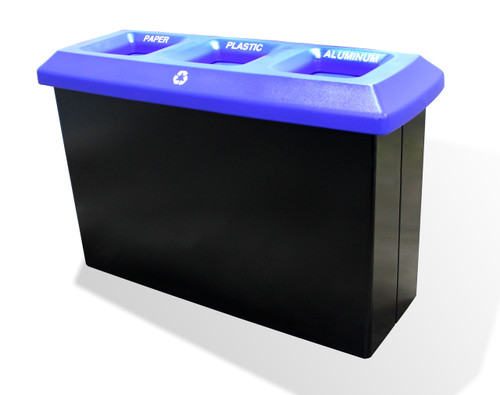 75 Gal. Metal Aluminum Multi Recycling Bin MF3402