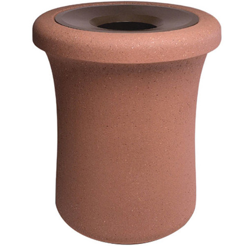 41 Gal. Concrete Funnel Top Outdoor Waste Container WS1010