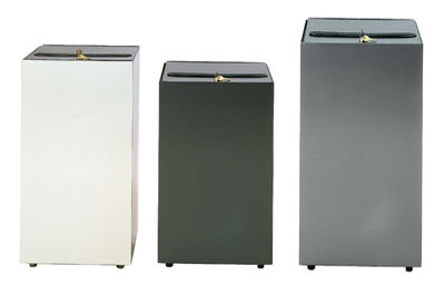 Steel Metal Locking Secure Document Container MSR (3 Sizes)