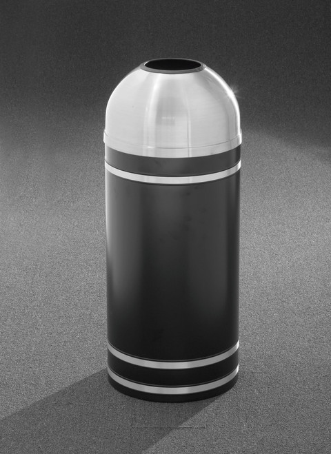 Monte Carlo Open Dome Top Bullet Trash Can 2 Sizes