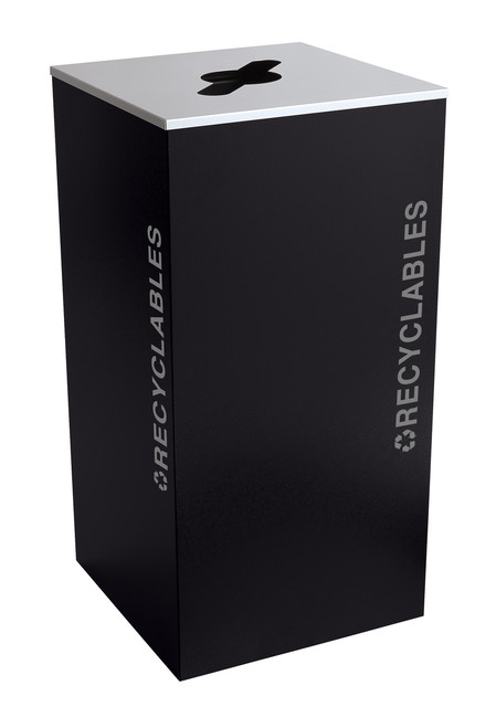 36 Gal. Kaleidoscope XL Black Tie Recycle Bin RC-KD36-R-BT-PBG