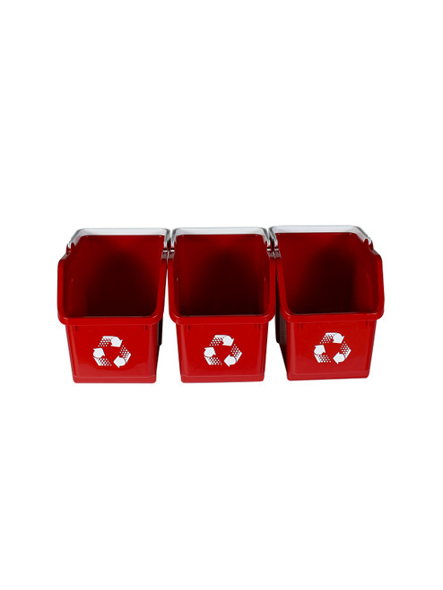 Red Stackable Multi Recycler (3 Pack)