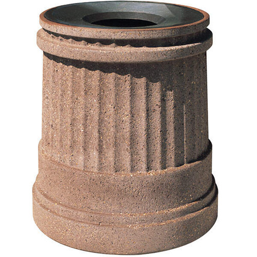 31 Gal. Concrete Funnel Top Outdoor Waste Container TF1190