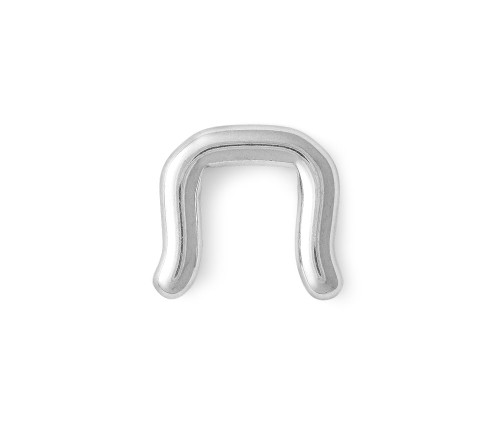 Titanium Septum Retainer 10g - Scrap Metal 23