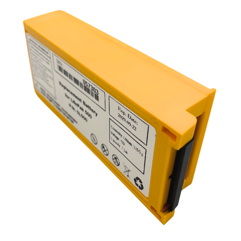 Medtronic LifePak 500 Battery - FDA Approved 12V 7.5Ah