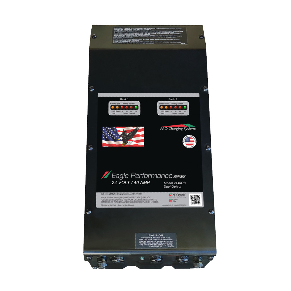 Dual Pro Eagle Performance i2440OB - 24V, 40AH On Board Charger