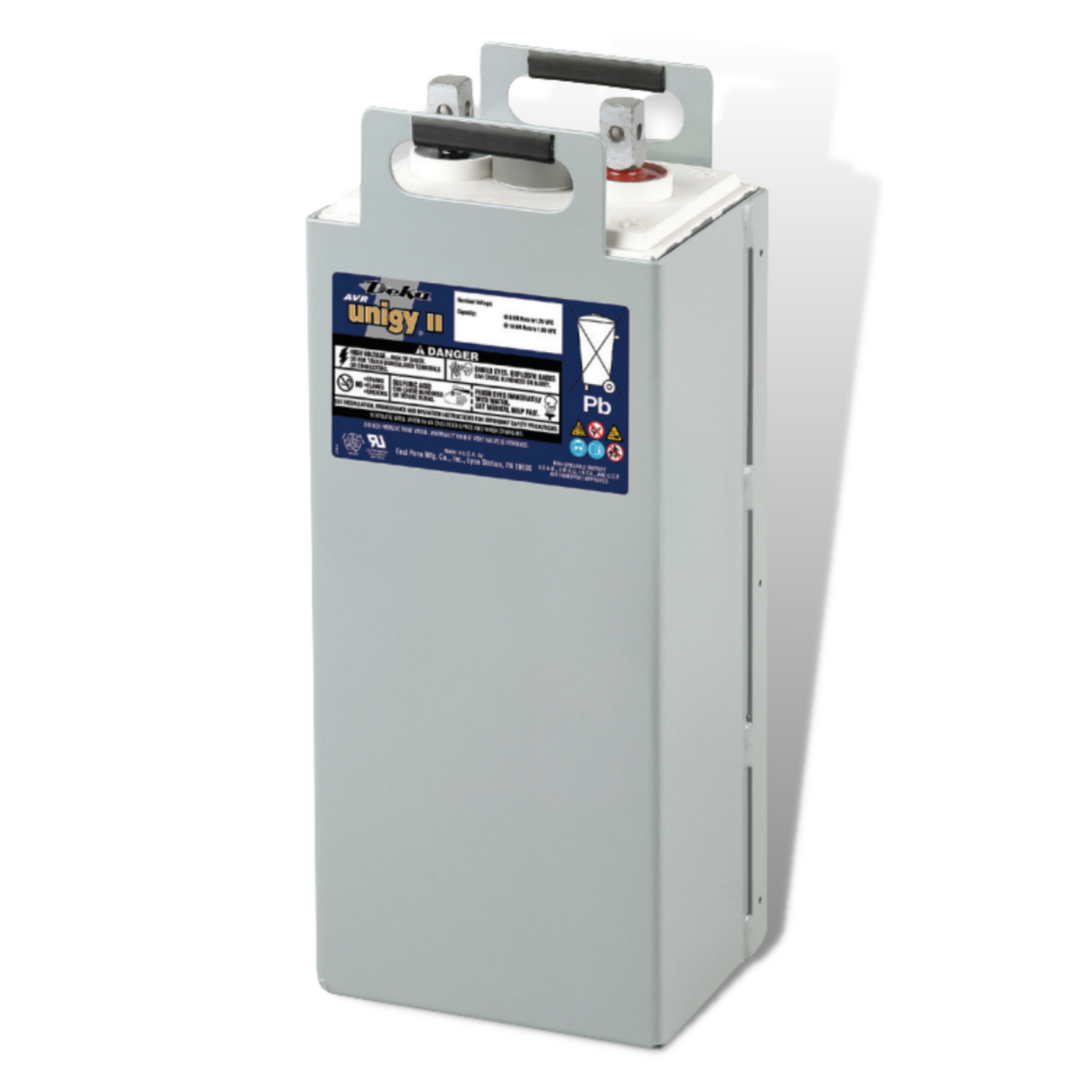 Deka Unigy II AVR45-33 Single Cell 2V Battery