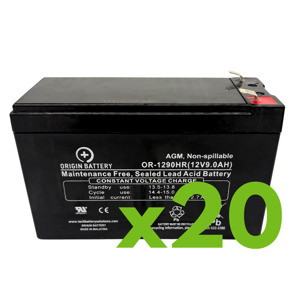 PowerVar Security Plus II 2000VA ABCDEF2002-22 Battery Replacement Kit