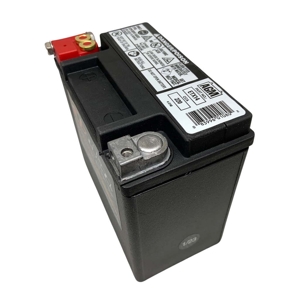 Deka ETX14 Battery, Find Deka Motorcycle Batteries