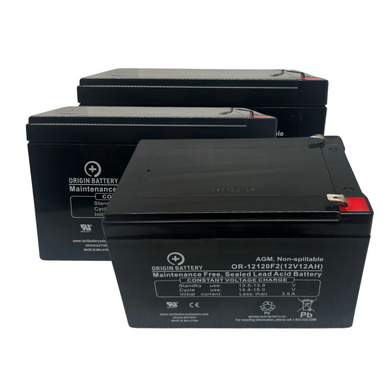 ScooterX Electric PowerKart Go Kart Battery Replacement Kit