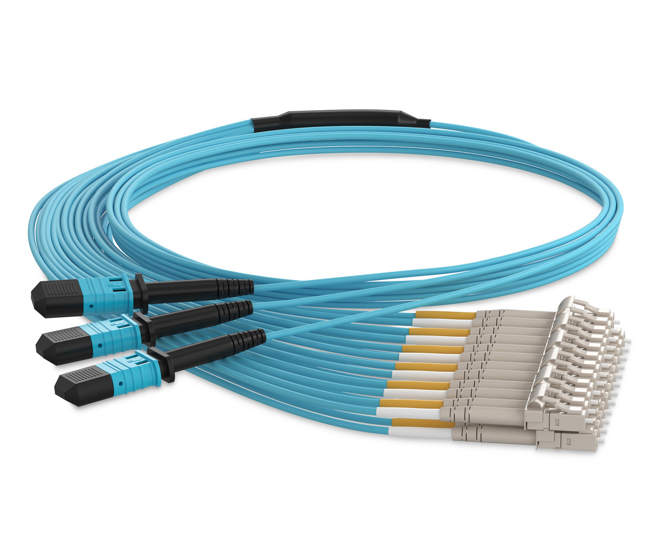 Shop for OM4 Multi-Mode LC to LC, MTP to MTP, and MTP Breakout Fiber Cables