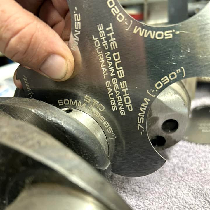 Type 1 Engine Bearing Gauge Set