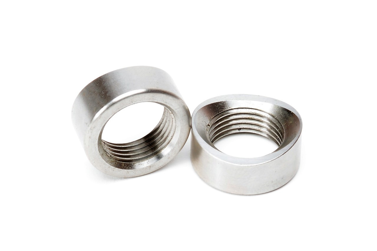 O2 Weld On Bungs - (18mm + Radiused) - rottweilerperformance