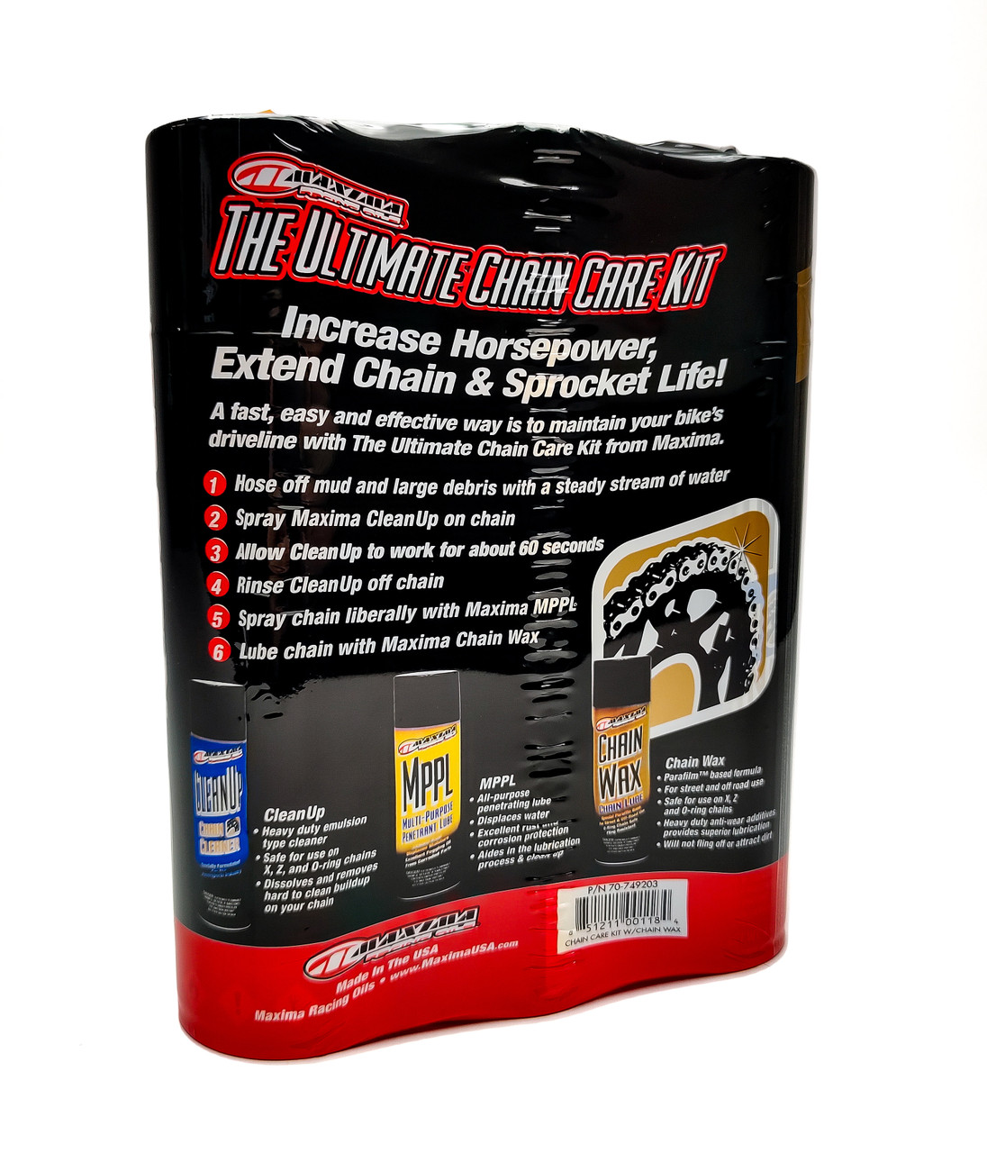 Chain Wax Chain Care Combo Kit
