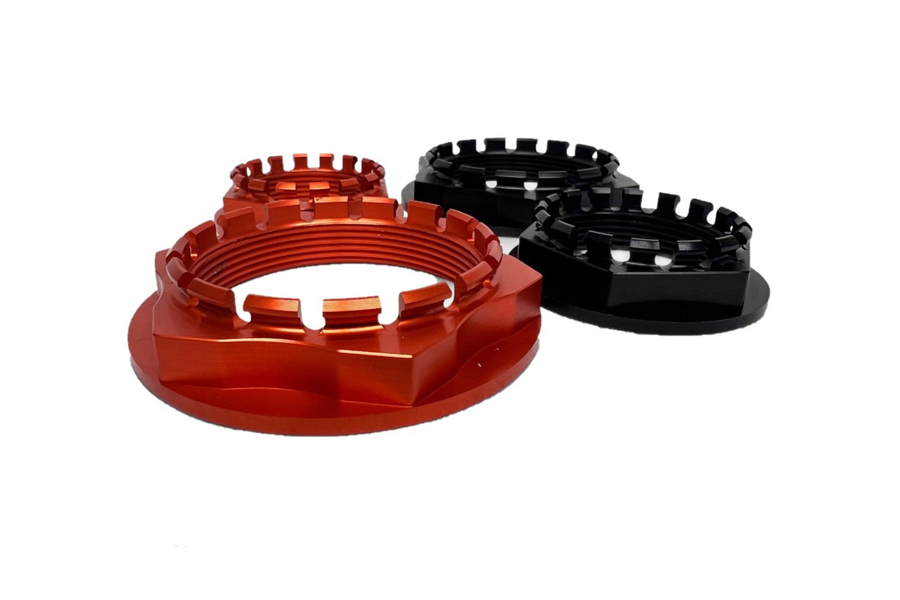 Superlite CNC Aluminum Rear Axle Nut Set