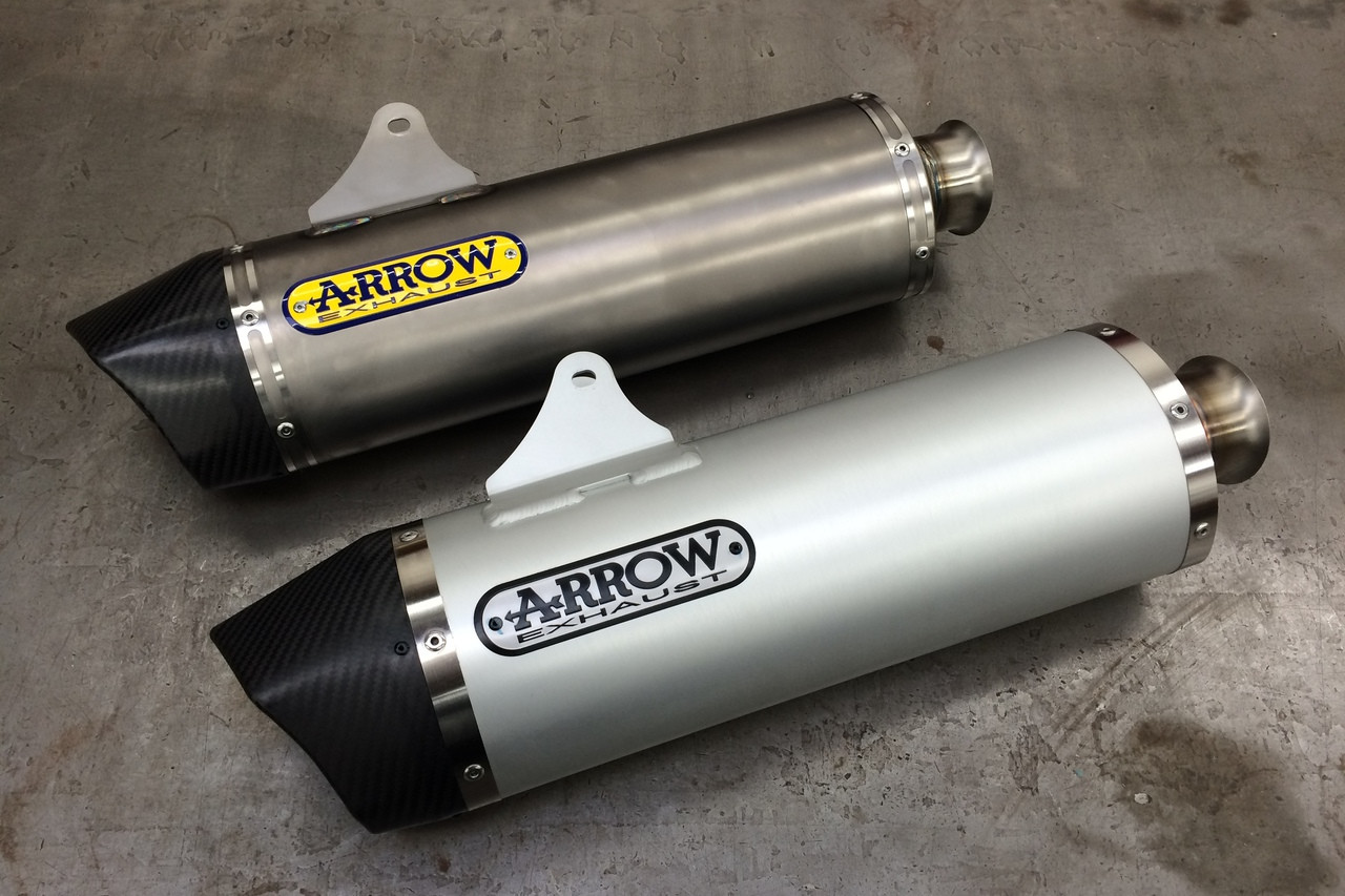 Race-Tech Dark Aluminum Muffler - Adventure 1050-1290 (2014-2020)