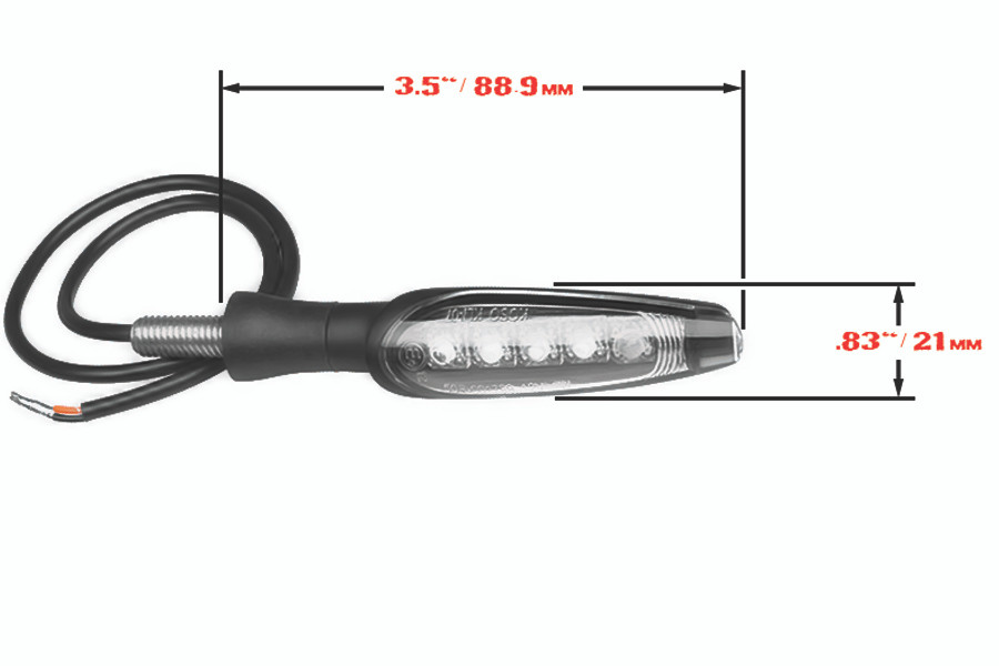 Front LED Turn Signals - (Pair)