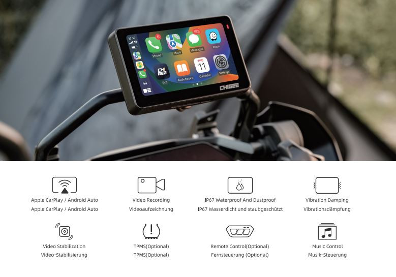 XR-2 Motorcycle Smart Dash Cam