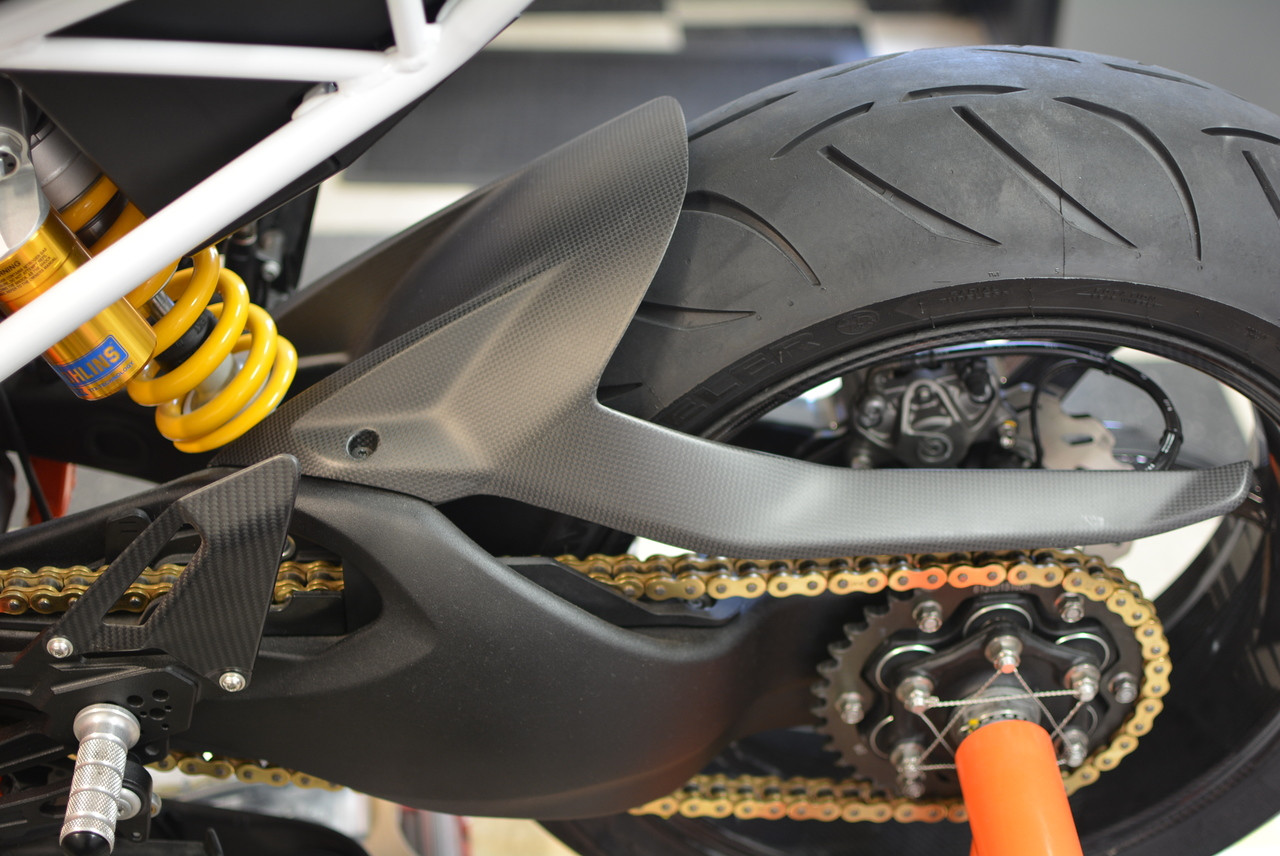 Carbon Splash Guard / Chain Guide - Super Duke 1290 (2016-2019)