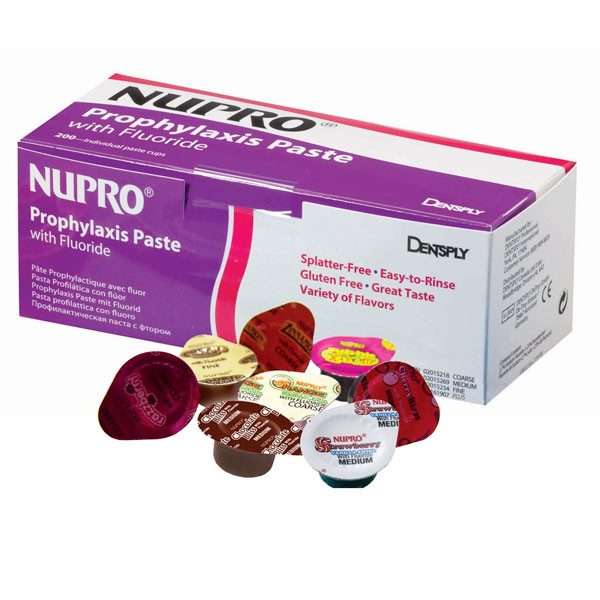 Nupro Medium grit, CherryBlast flavored Prophy Paste with Fluoride, box ...