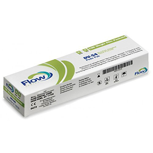 Flow X-Ray #0 DV-54 periapical X-Ray film in a single film vinyl packet ...
