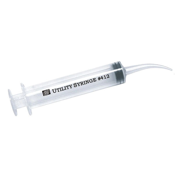 House Brand Curved Utility Syringe, Package of 50 - The Dental Market U.S.